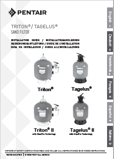 Filtre à sable piscine TAGELUS - Distripool